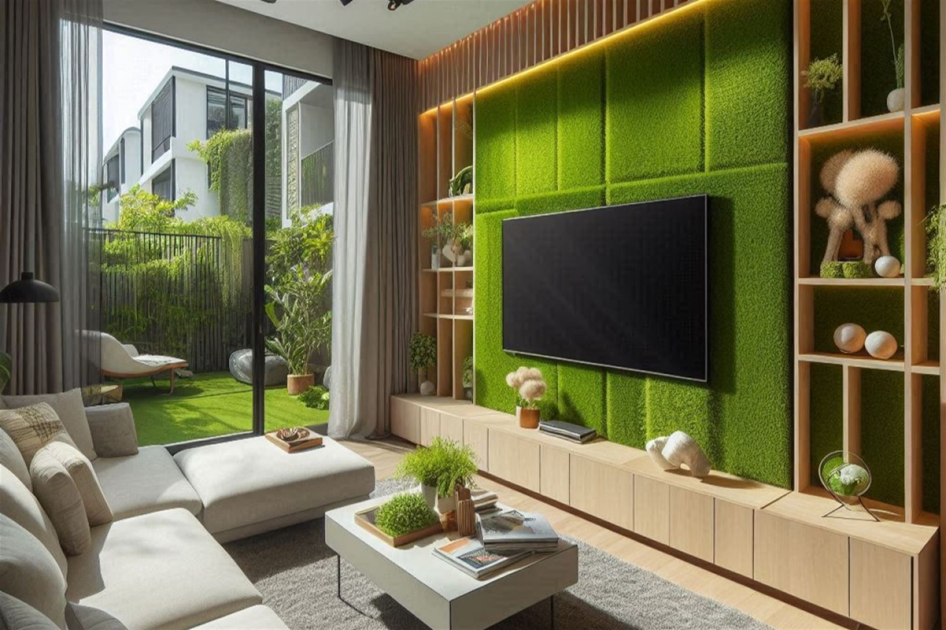 Relva artificial nas paredes: uma alternativa criativa para espaços ...