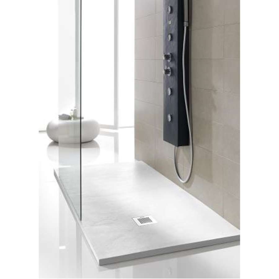 PLATO DUCHA SLATE BLANCO 70X100 HABIMAT
