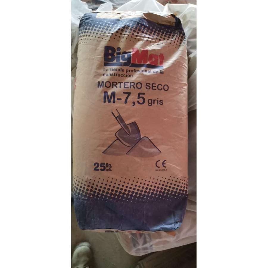 MORTERO M-7,5 (25 KG) GRIS BIGMAT