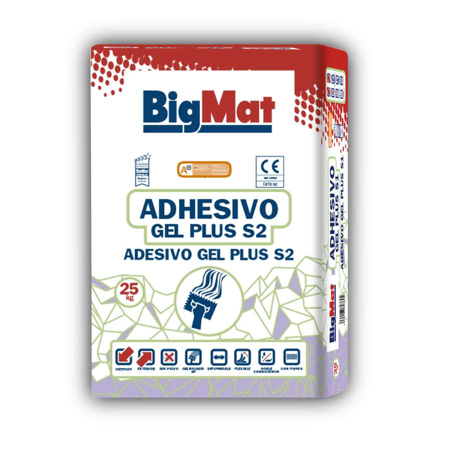 ADHESIVO BIGMAT GEL PLUS S2 BLANCO