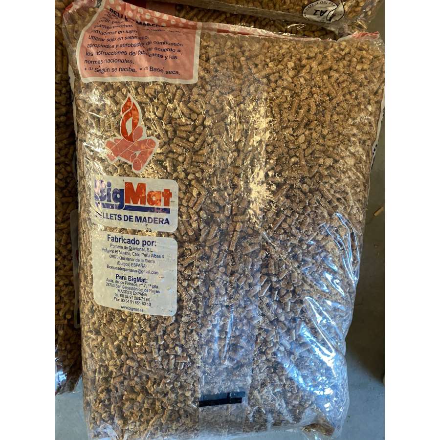 SACO PELLETS BIGMAT 15 KG